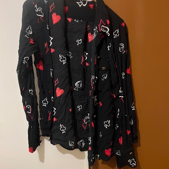 Zara | Tops | Zara Heart Blouse | Poshmark